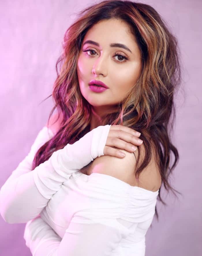 Rashami Desai Sets The Temperature Soaring in Her White Off-Shoulder Dress
