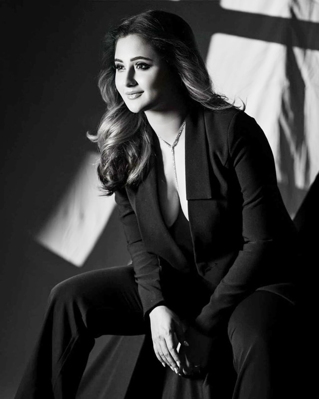 Rashmi Desai Exudes Boss Lady Vibes in Hot Black Pantsuit l PHOTOS