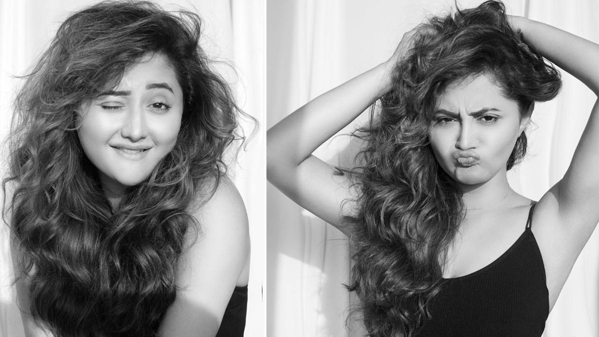 Rashami Desai Goes Bold Once Again in Black Sheer Bralette And Grey ...