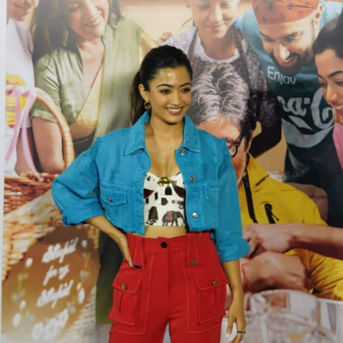 Rashmika Mandanna Flaunts Natural Hotness in Denim-on-Denim Look ...