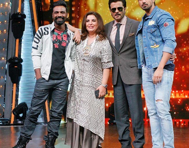 Remo D’souza, Farah Khan, Anil Kapoor and Saqib Saleem promoting Race 3