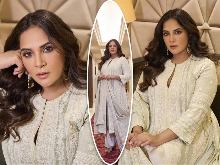Richa Chadha Shines Bright Like an Elegant Pearl in Mint Green ...