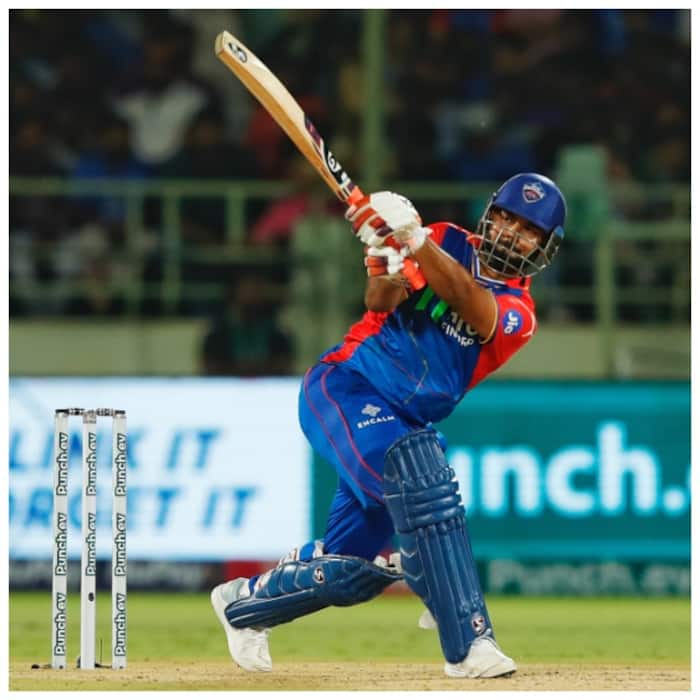 Delhi Capitals captain Rishabh Pant is being awarded the Electric ...