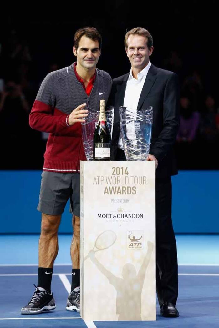Roger Federer honoured with Stephen Edberg Sportsmanship Award & ATP ...