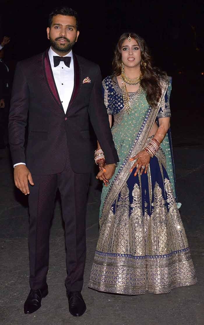Rohit Sharma-Ritika Sajdeh get hitched! View reception pictures of the ...