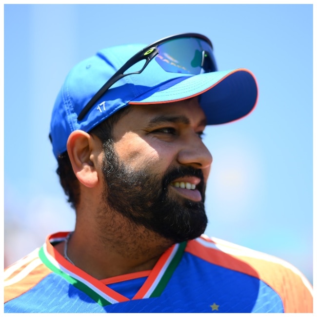 Rohit Sharma in all smiles after India's win over Bangladesh in a T20 ...