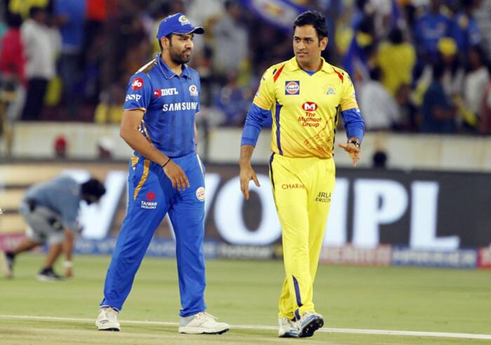 Rohit Sharma led Mumbai Won The Toss And Sent The MS Dhoni led Side to ...