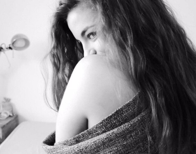 Roncha Forcher posing for a photoshoot