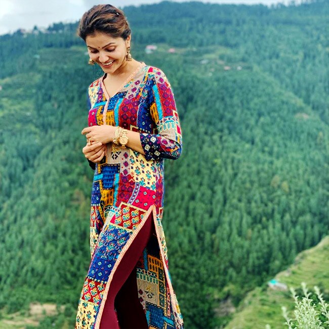 Rubina Dilaik is from Himachal Pradesh and shows the beauty of the place