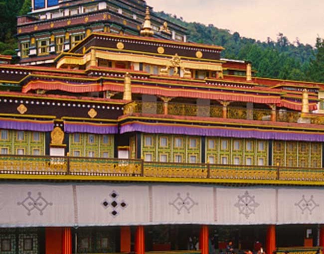 Rumtek monastery in Sikkim for some spiritual air