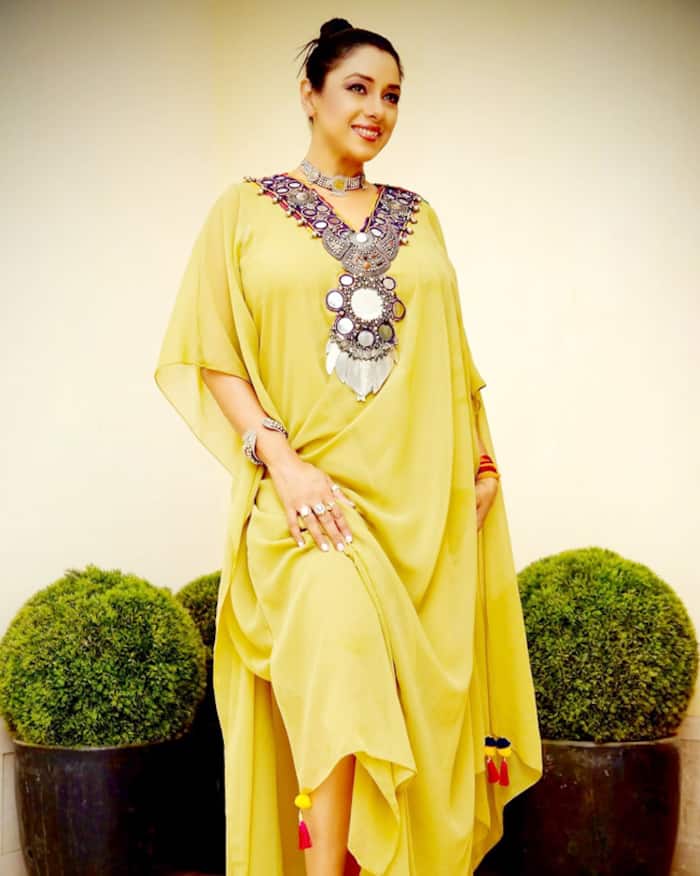 Rupali Ganguly Dazzles in Yellow Dress in Dazzling Photoshoot, See Pics