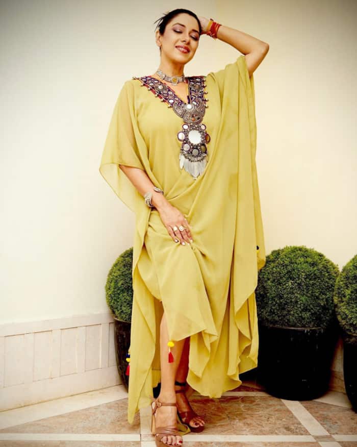 Rupali Ganguly Dazzles in Yellow Dress in Dazzling Photoshoot, See Pics