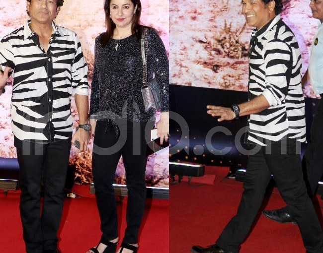 Sachin Tendulkar and Anjali Tendulkar at U2 Mumbai concert