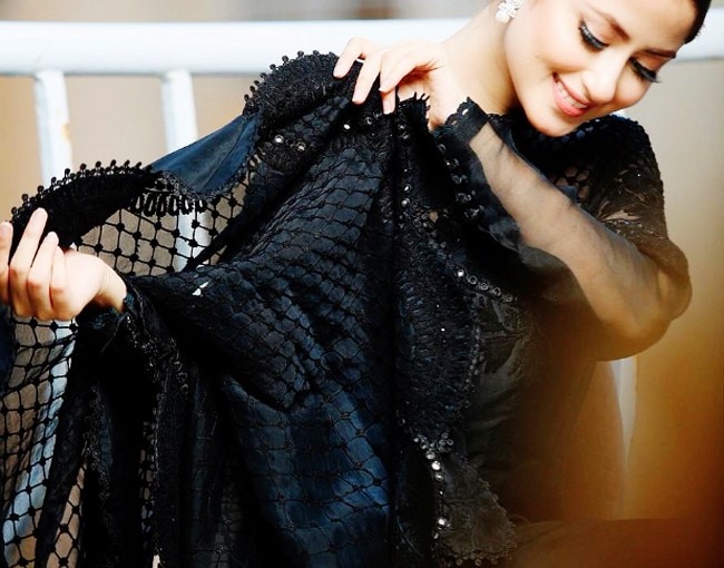 Sajal Ahad Mir Slays in Black