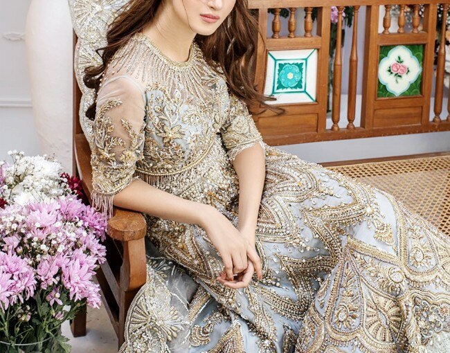 Sajal Ahad Mir's Lehenga Look