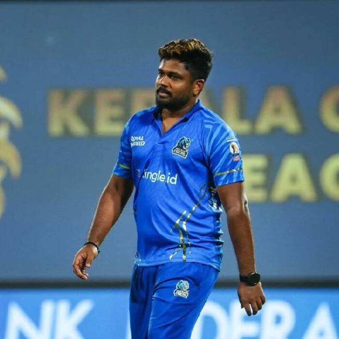 Samson scored his fifty in 31 balls