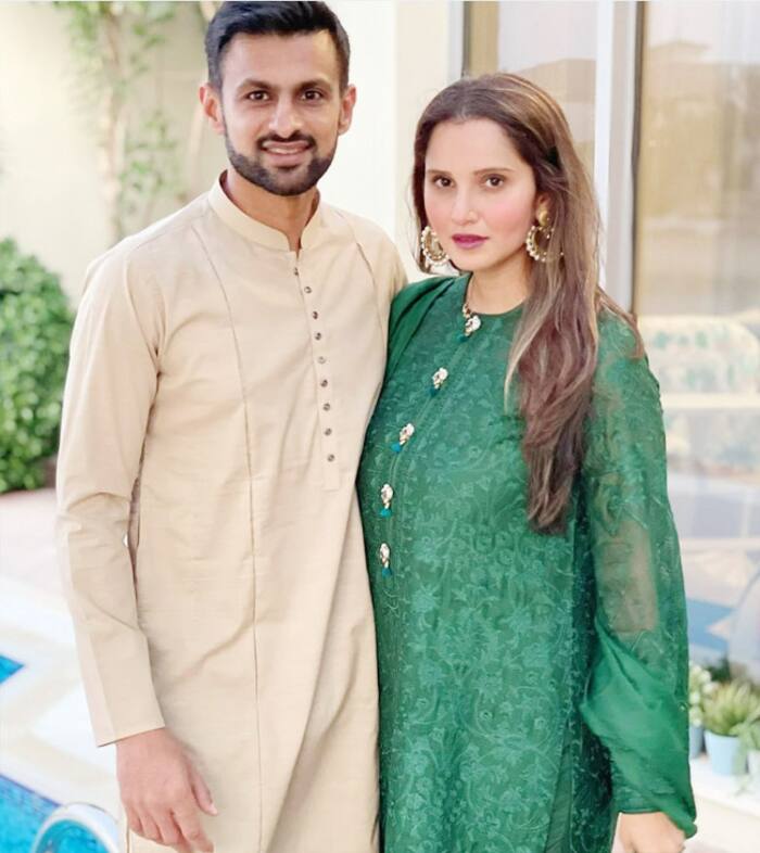 Sania With Her Son
