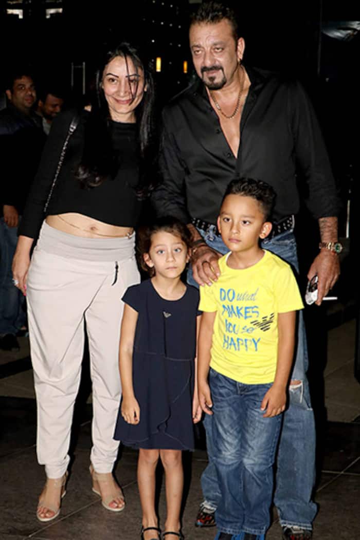 Aww! Sanjay Dutt takes wife and kids for a little family outing to Yauatcha