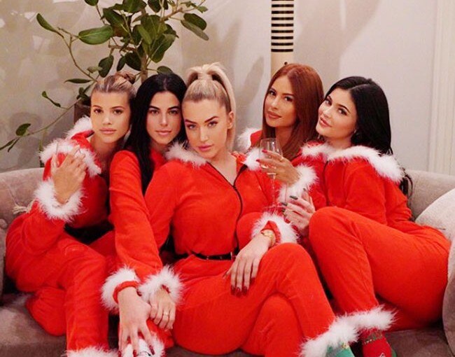 'Santa Babies' Posing For The Lens