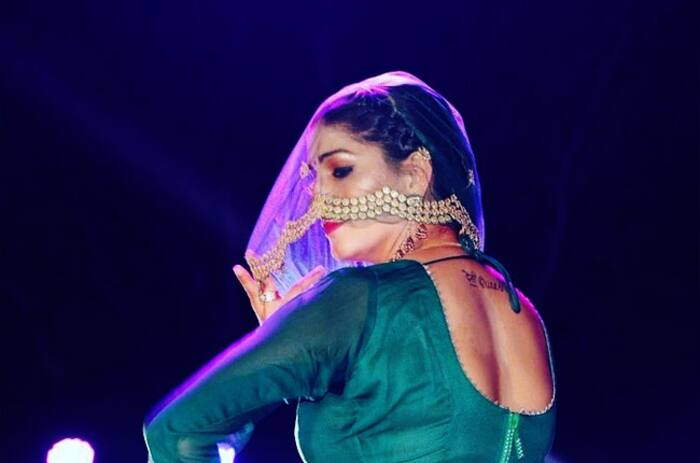 Sapna Choudhary Can Be Seen Flaunting Her Desi Queen Tattoo