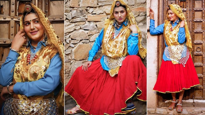 Sapna Choudhary Looks Gorgeous In Traditional Haryanvi Dress| See Photos