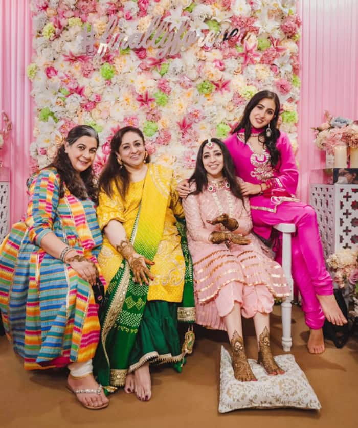 Dipika Kakar bring their brightest smiles to mehendi function of JP ...
