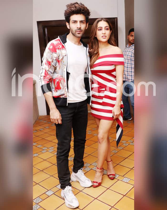 Sara Ali Khan And Kartik Aaryan's Matching Outfits