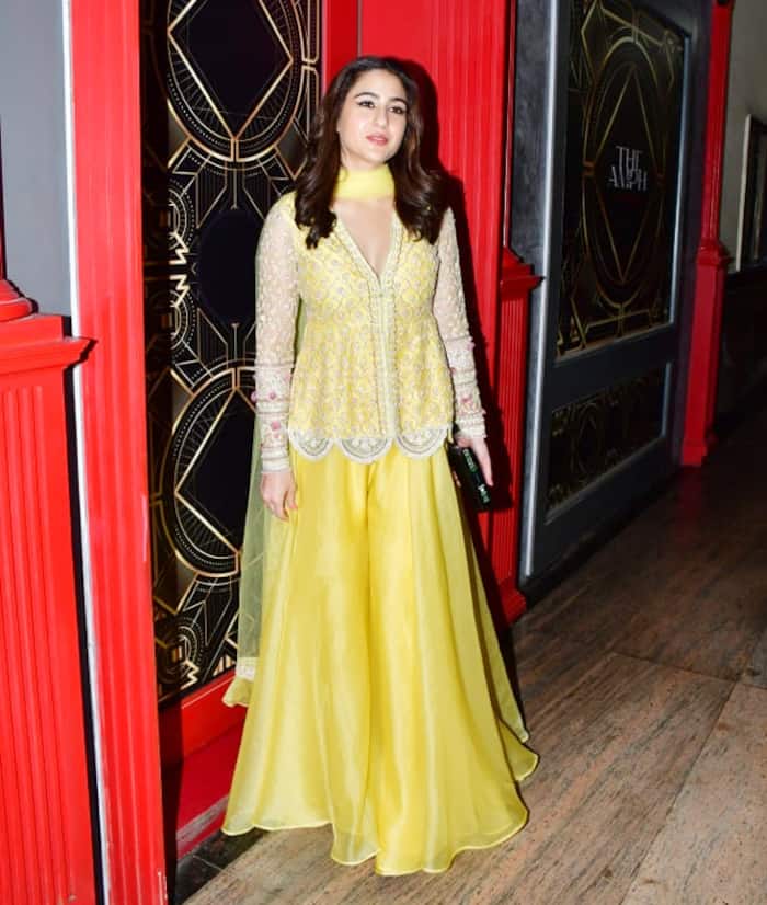 Sara Ali Khan's latest photos in a yellow sharara set are not for the ...