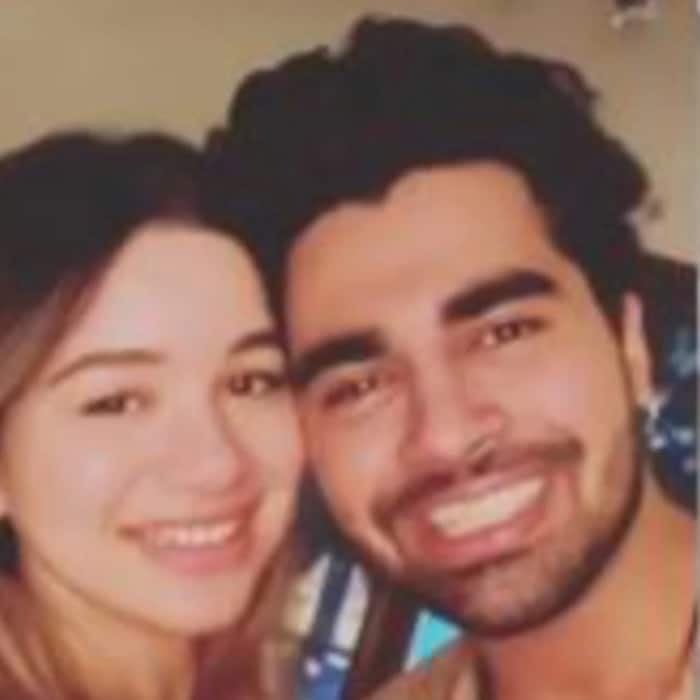 Sara Tendulkar and Siddharth Kerkar at Wankhede Stadium