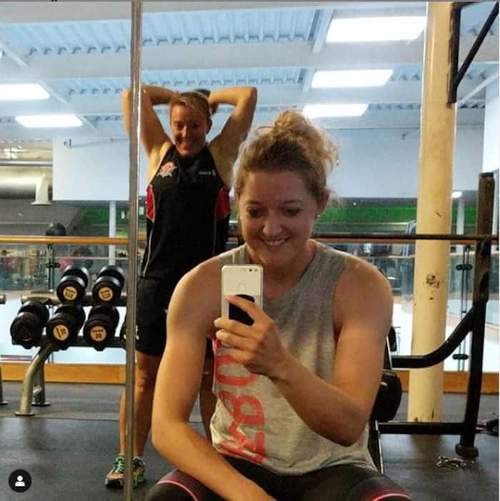 Sarah Taylor Setting 'Fitness Goals'