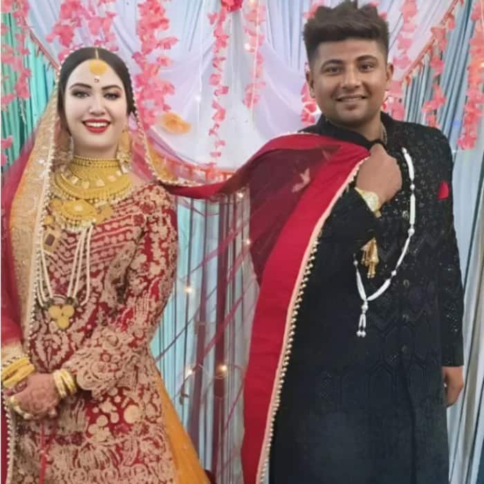 Sarfaraz Khan and Romana Zahoor marriage