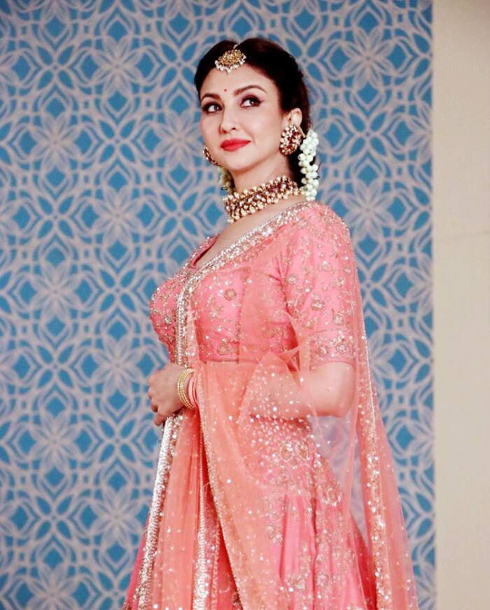 Saumya Tandon's lehenga look