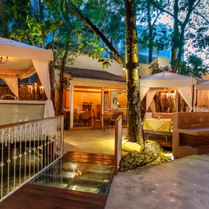 Fio and Magique, Garden of Five Senses in Saket is a romantic ...