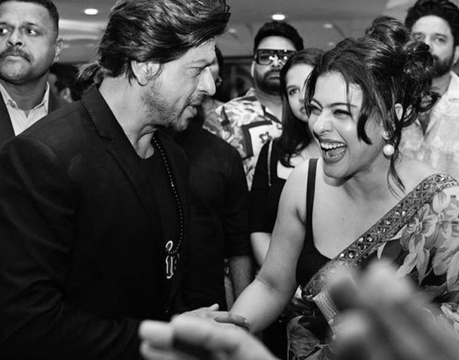 Shah Rukh Khan and Kajol have their best time at The Archies' screening