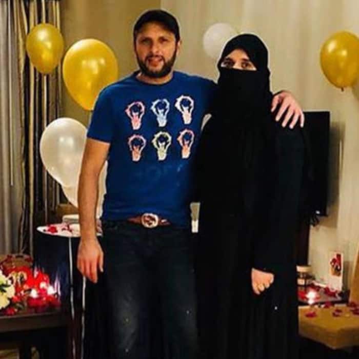 Shahid Afridi and Nadia are parents to 5 daughters