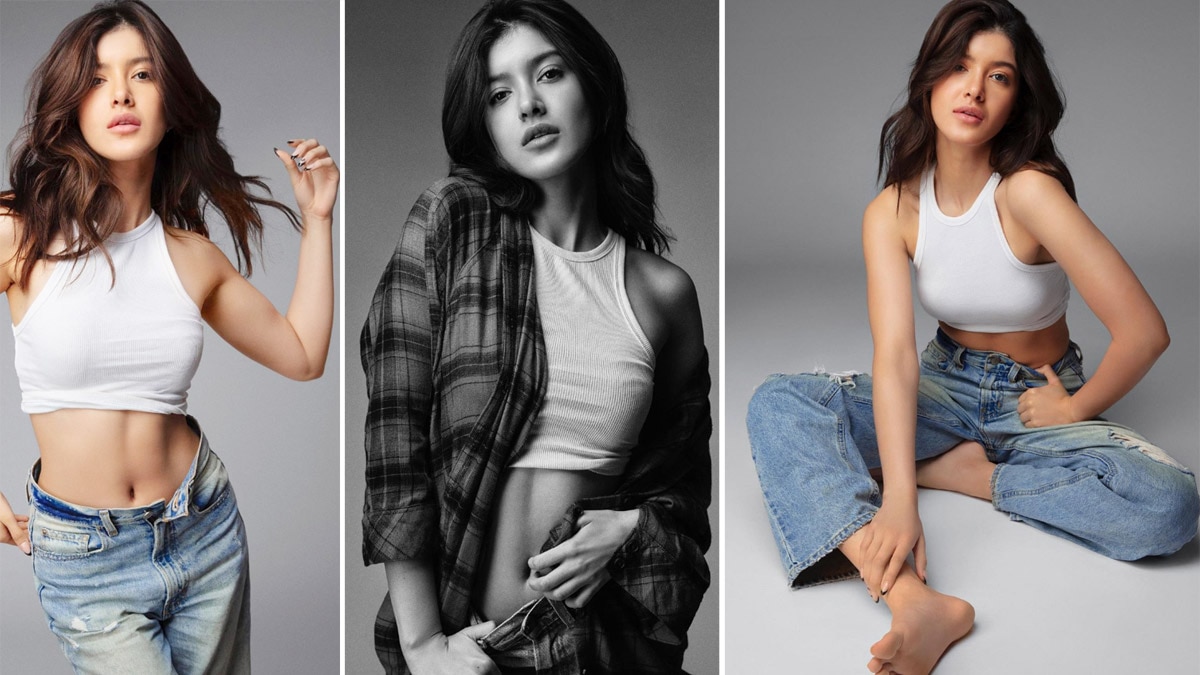 Shanaya Kapoor Increases The Hot Quotient in Classic White Top And Denim | See Hot Pics