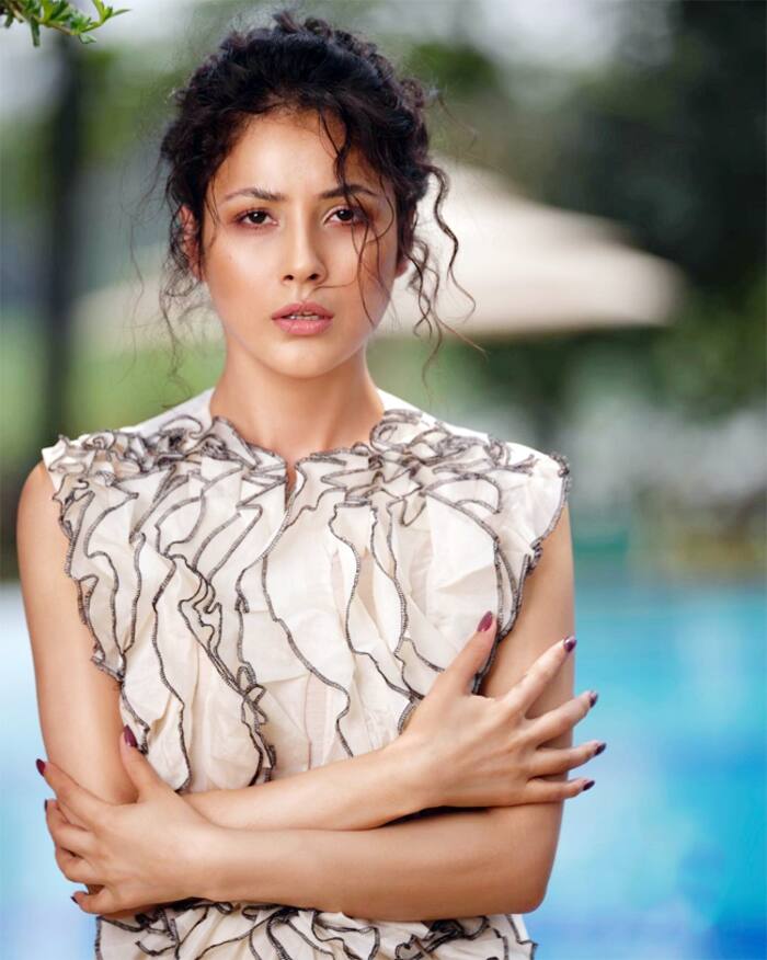 Shehnaaz Gill Leaves us Spellbound With Her Grace in White Organza ...