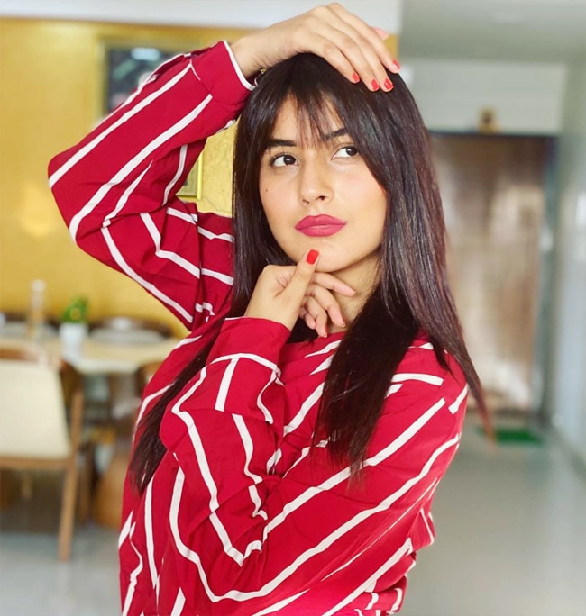 Shehnaz Gill Kaurs Red Hot Vibes