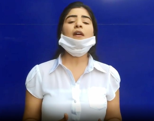 Shikha Malhotra Attends Patients