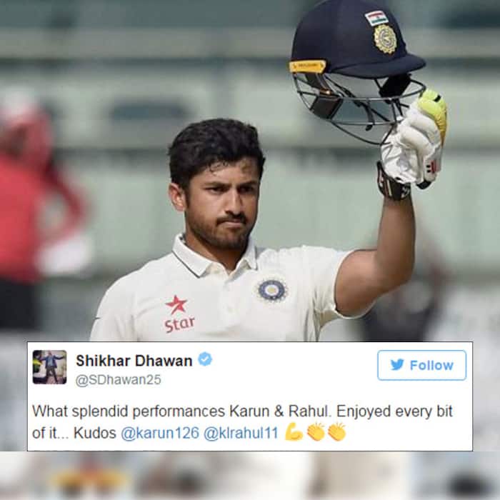 Karun Nair’s triple century: Here’s how Twitter was flooded with reactions!