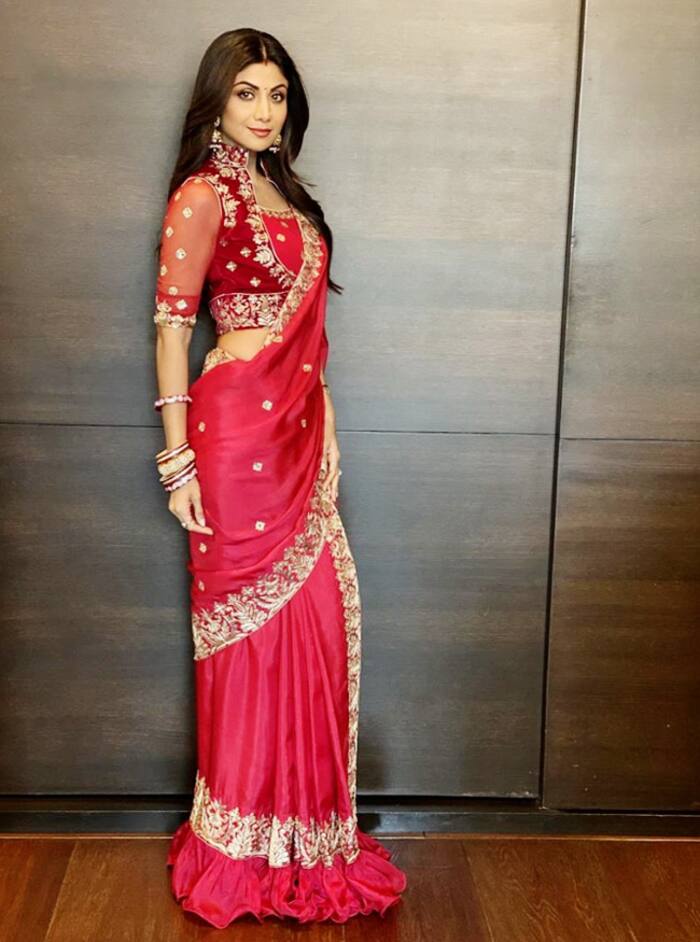 Happy Birthday Shilpa Shetty! 10 Times Actor Stunned in a Saree With ...