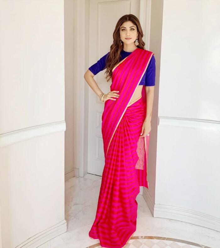 Happy Birthday Shilpa Shetty! 10 Times Actor Stunned in a Saree With ...