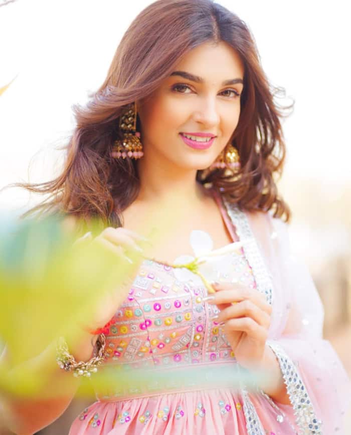 Shiny Doshi Looks Ethereal in a Strappy Pink Sharara Set| See Photos