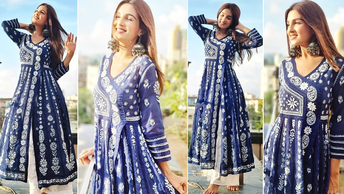 Pandya Store's Shiny Doshi Is an Epitome of Elegance In Blue Kurti, But ...
