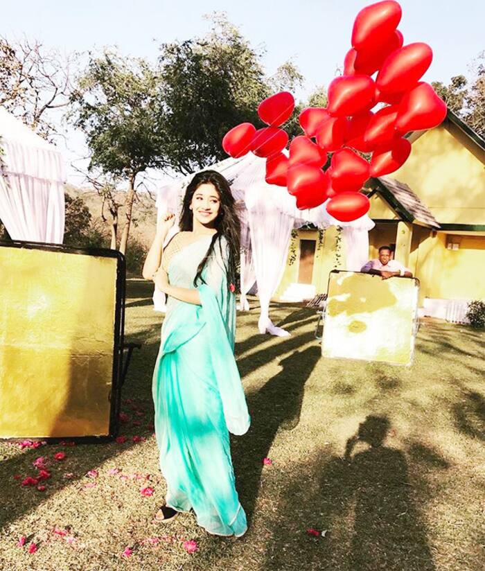 Shivangi Joshi Raises Temperature in Saree