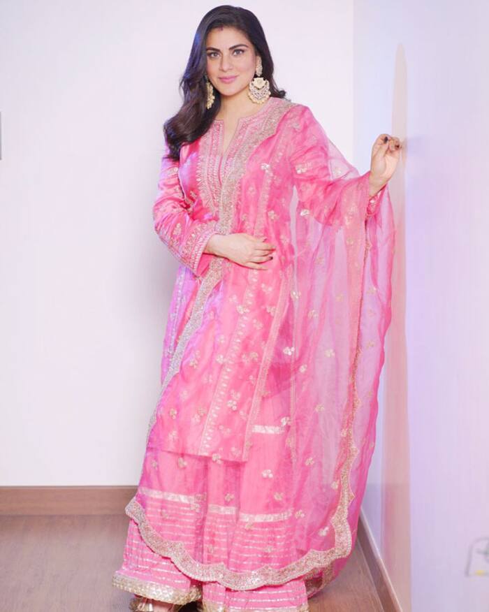 Shraddha Arya is a Delight in Pink Ethnic Wear - See Mesmerising Pics