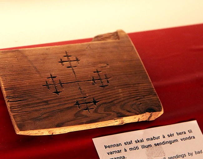 Signs used in the process of Sorcery at Museum of Icelandic Sorcery and ...