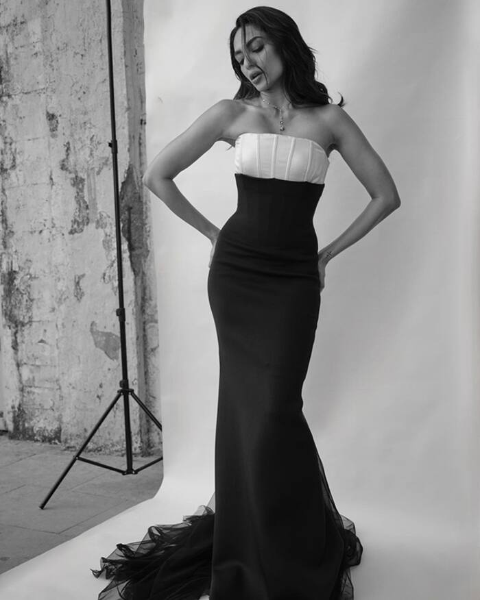 Sobhita Dhulipalas Sexy Monochrome Gown Is Here To Steal Our Hearts