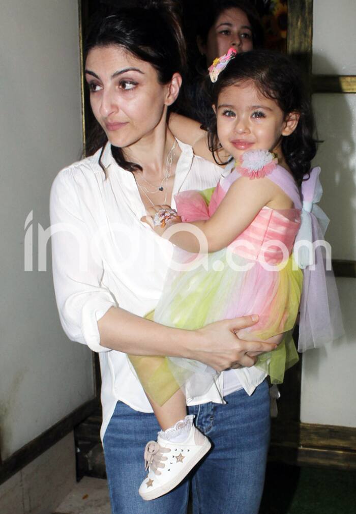 Cute little Taimur Busy Playing With Toy