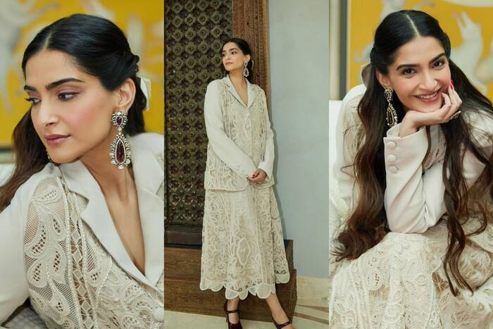 Sonam Kapoor Proves That No One Does it Better Than Her in Embroidered Blazer And Skirt For 2.34 ...